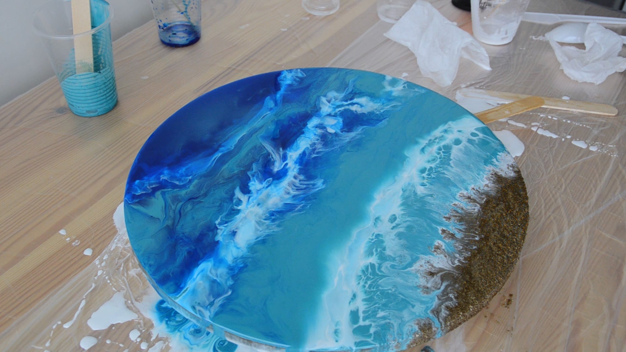 EP8010 Pebble Epoxy Resin 2:1 | Clear UV-Stable Binder for Stone Floors ...